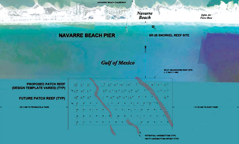 Dive reef design revealed | Navarre Beach Marine Sanctuary